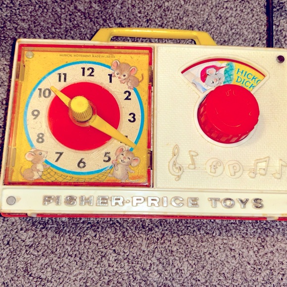 Fisher-Price | Toys | Vintage Fisher Price 964 Music Box Clock Radio ...